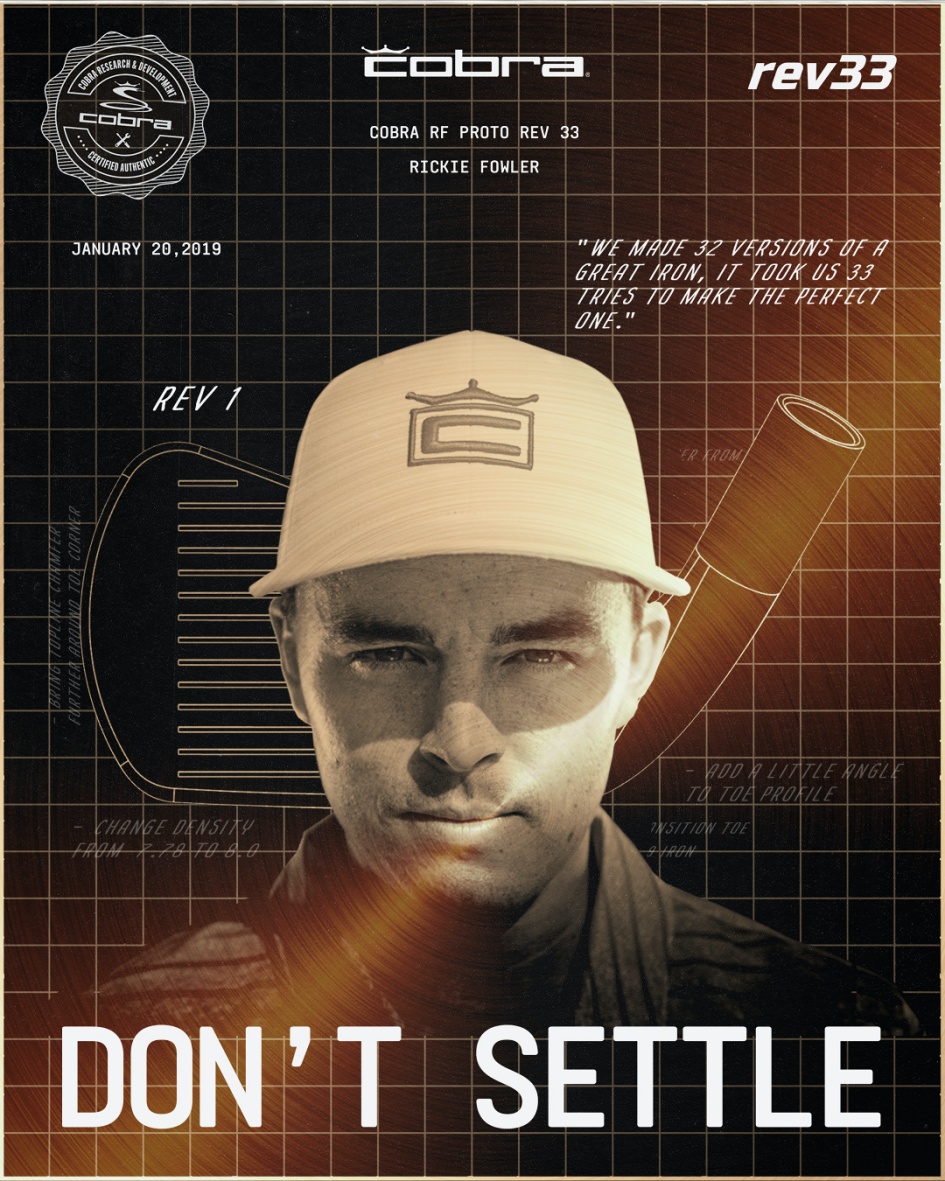 COBRA Golf launches Rickie Fowler Proto irons - Splash PR