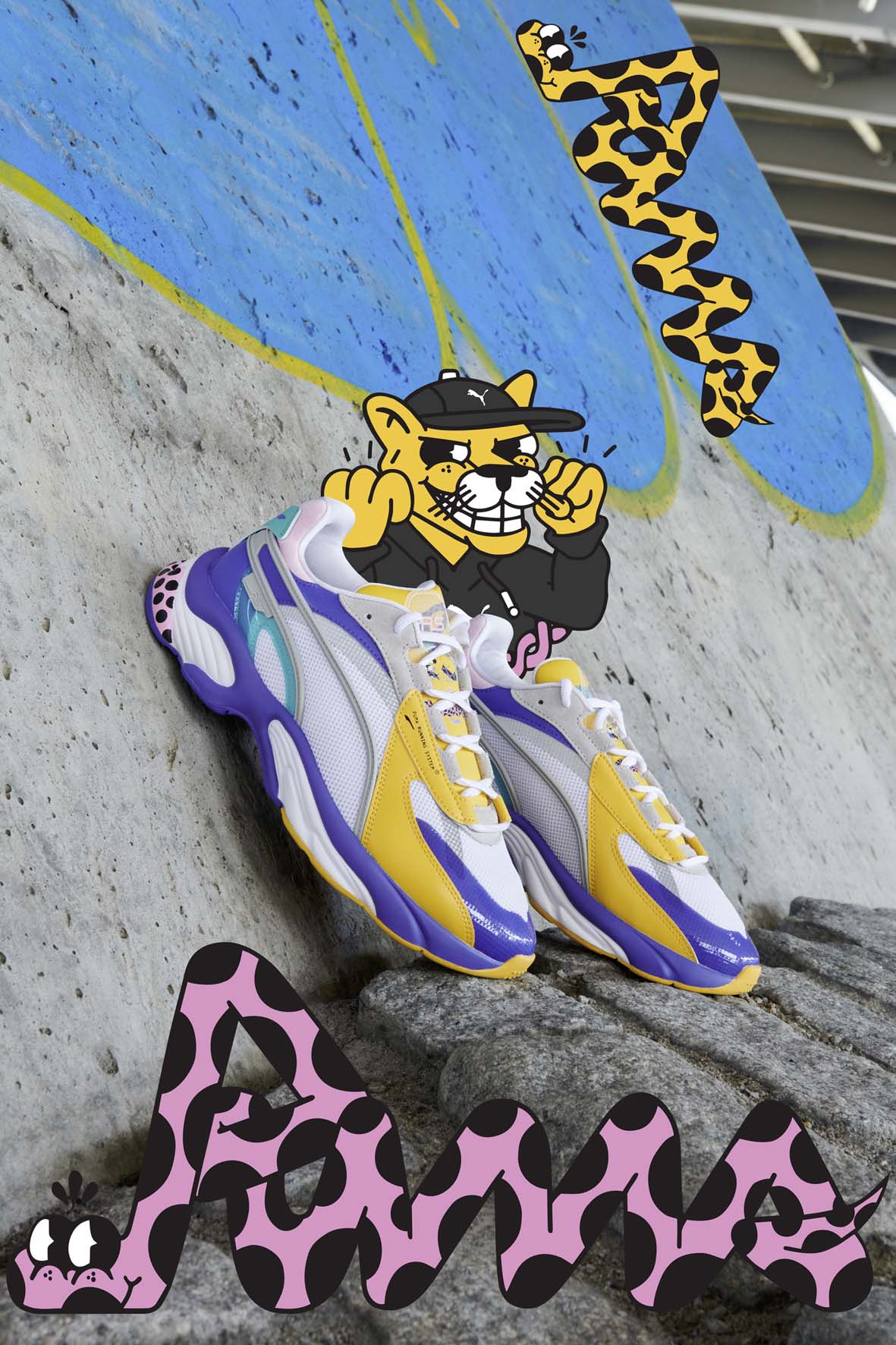 PUMA x AkaBoku is wild, colourful and nostalgic - Splash PR