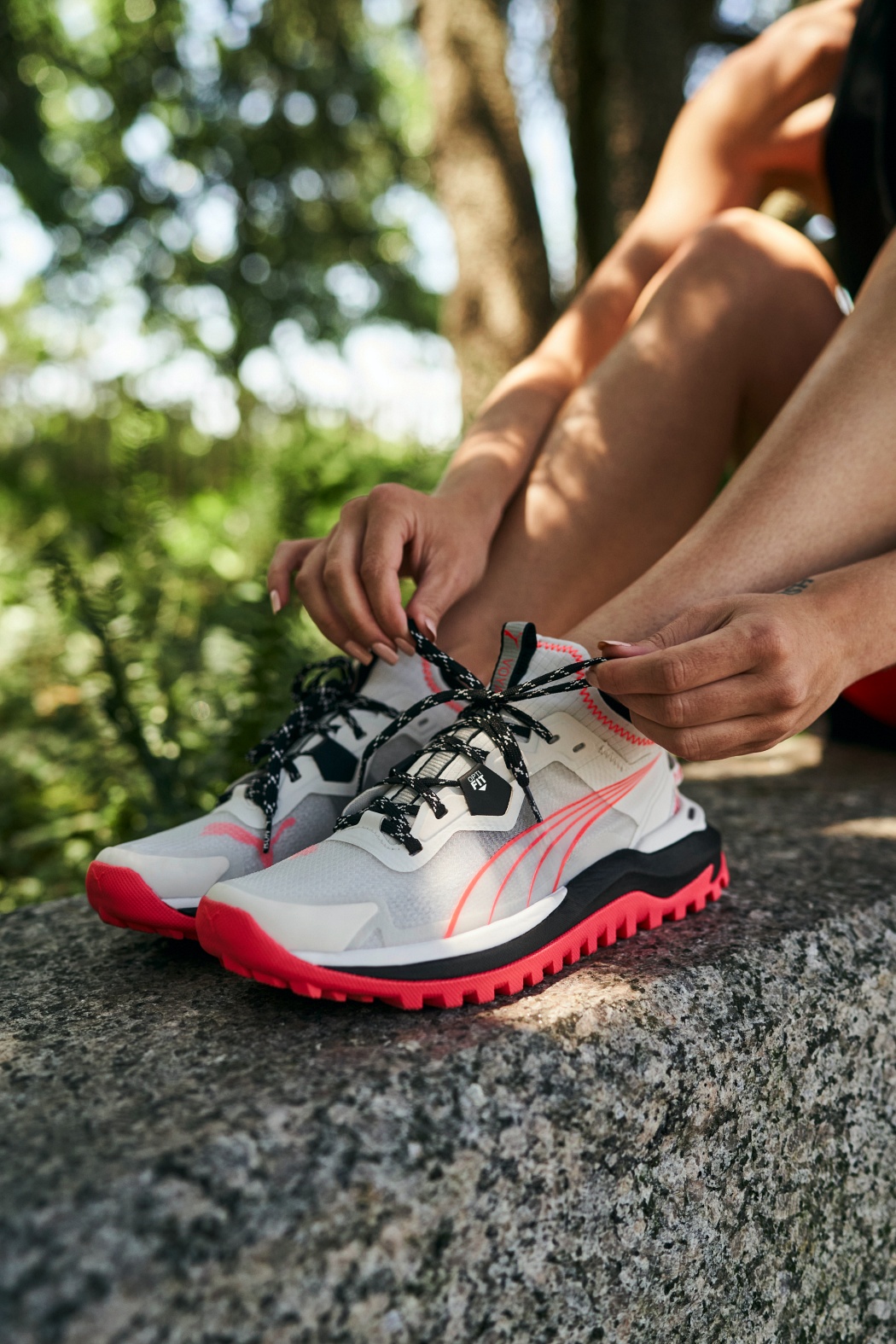 Effortless trail running in the PUMA Voyage NITRO - Splash PR