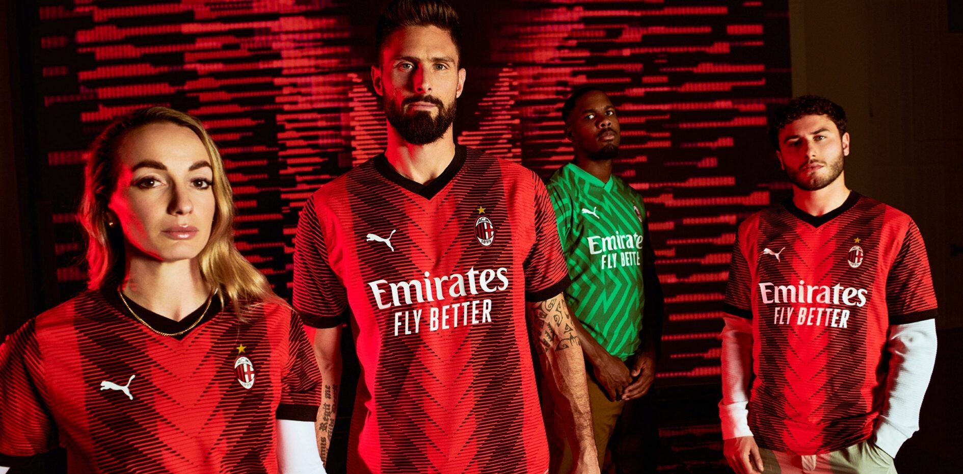 City of Milan celebrated in new PUMA x AC Milan kit - Splash PR