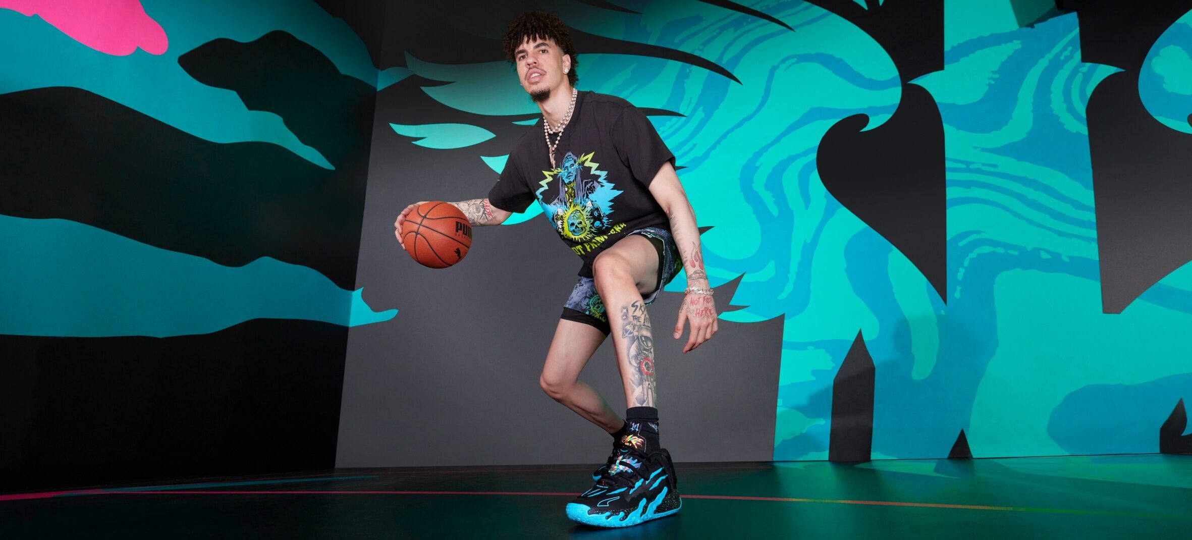 Dive into LaMelo's world with MB.03 Blue Hive - Splash PR