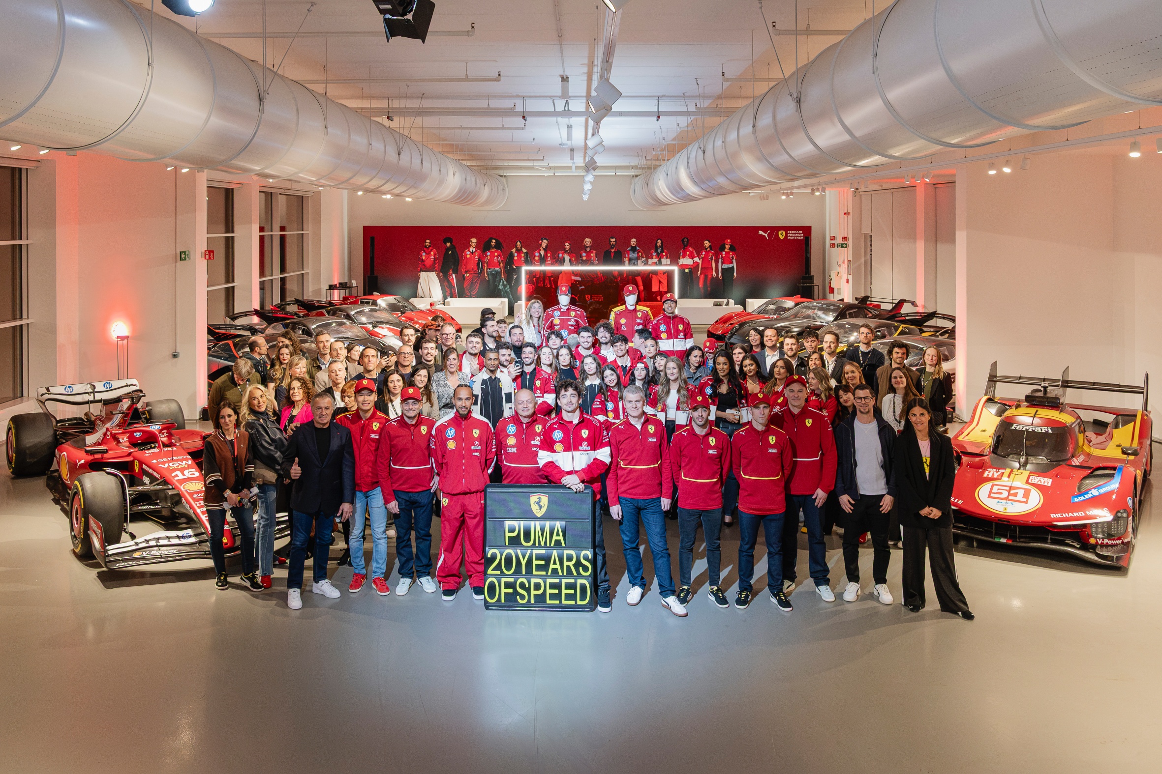 PUMA and Scuderia Ferrari HP celebrate 20 Years of Speed - Splash PR